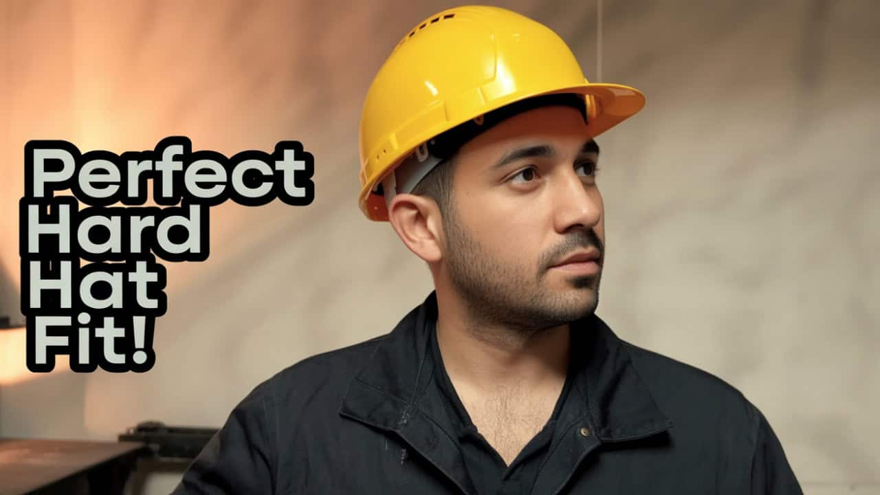 How to make a hard hat Sit Lower