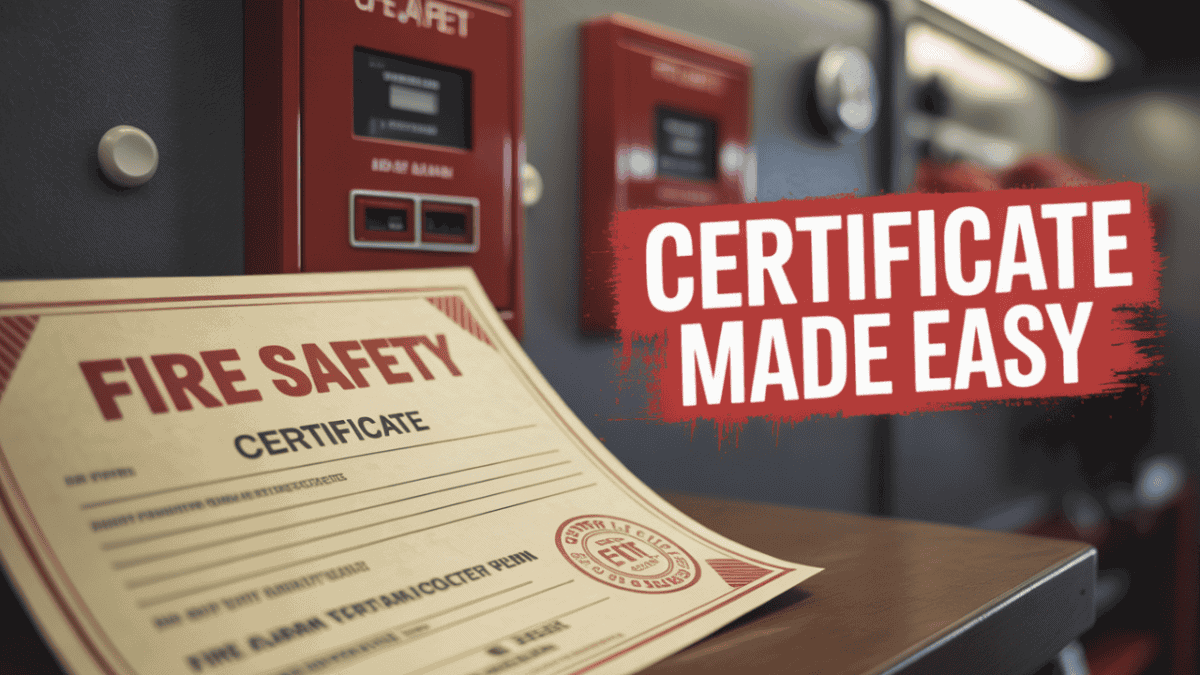 How to Get Fire Safety Certificate Can Save Your Business Money