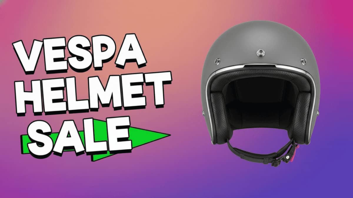 Want Safety And Style? Check Out This Vespa Helmet For Sale